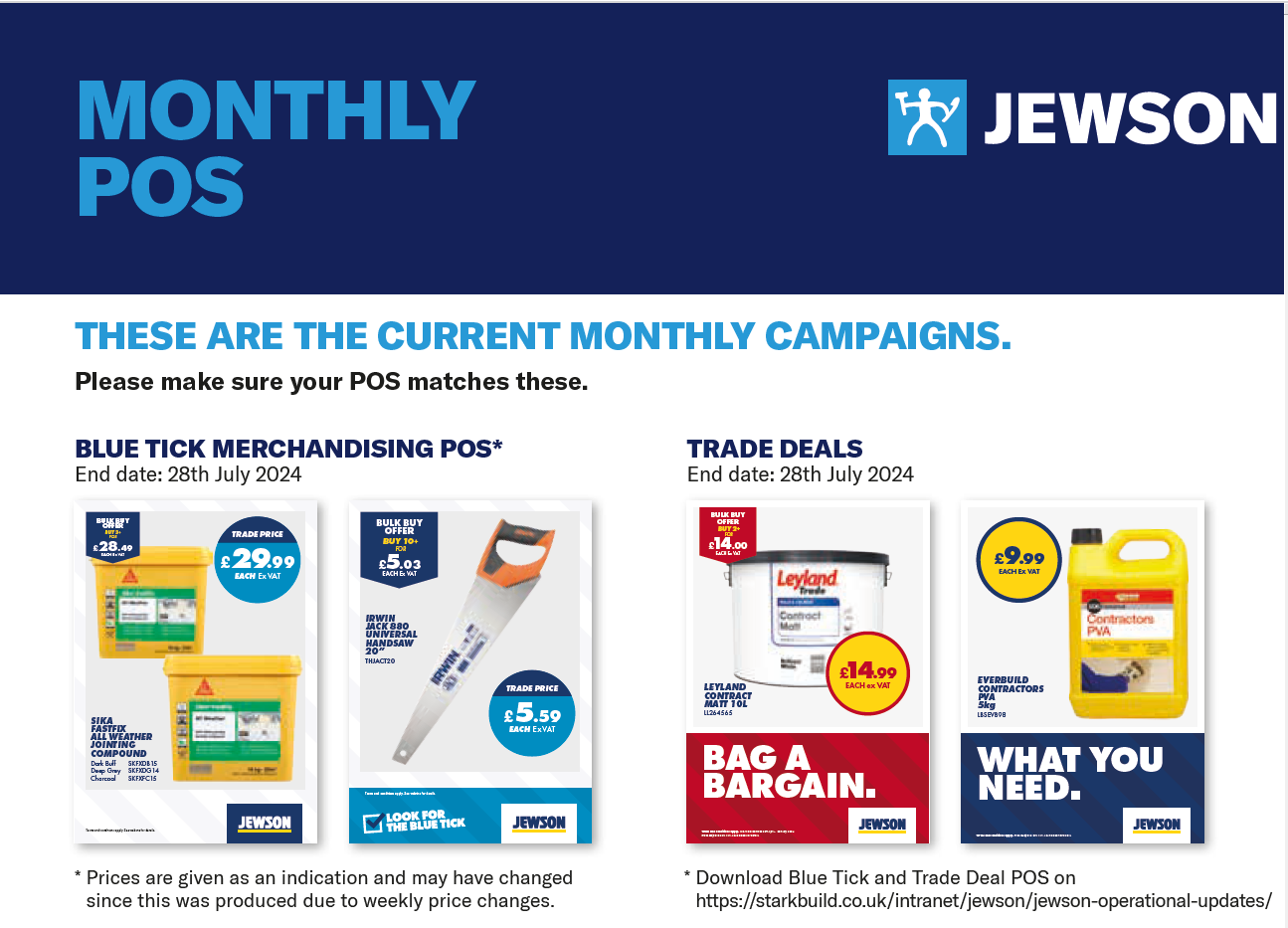 June POS guide | STARK UK